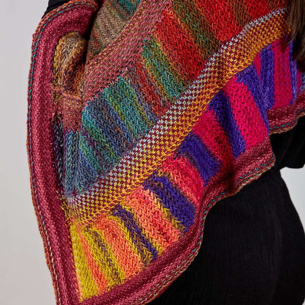 Urth Yarns Kilim Shawl Pattern - Digital Download - Yarn Worx